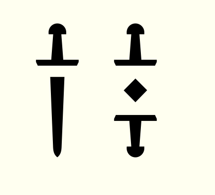 Dagger/obelisk/obelus symbols (typography) | Ars OpenForum